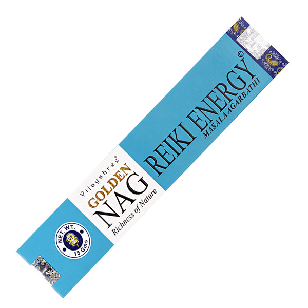 Vijayshree Golden Nag - Reiki Energy Incense Sticks – The Witches Sage LLC