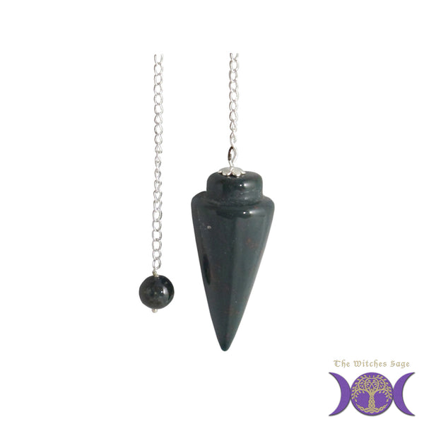 Bloodstone Pendulum – The Witches Sage LLC