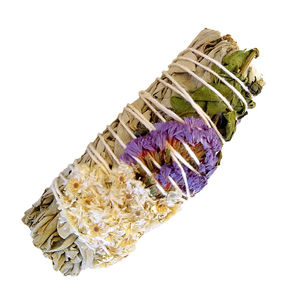 Floral Sage Smudge Stick 3-4" – The Witches Sage LLC