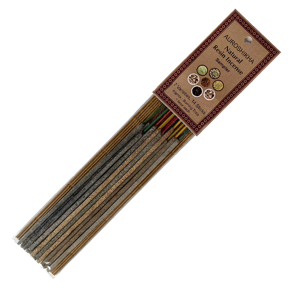 Auroshikha Sampler Natural Resin Incense Sticks – The Witches Sage LLC