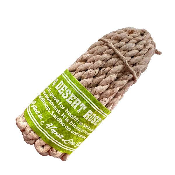 Desert Rose Nepali Rope Incense – The Witches Sage LLC