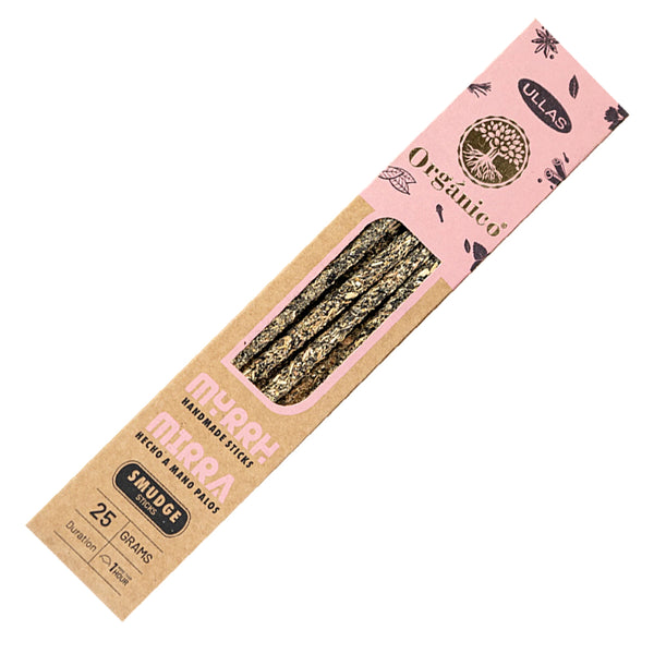 Ullas Organico Myrrh Incense Sticks – The Witches Sage LLC