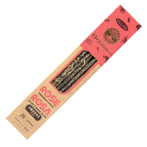 Ullas Organico Rose Incense Sticks – The Witches Sage LLC