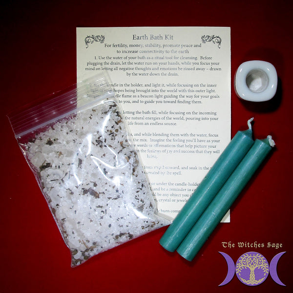 Earth bath kit – The Witches Sage LLC