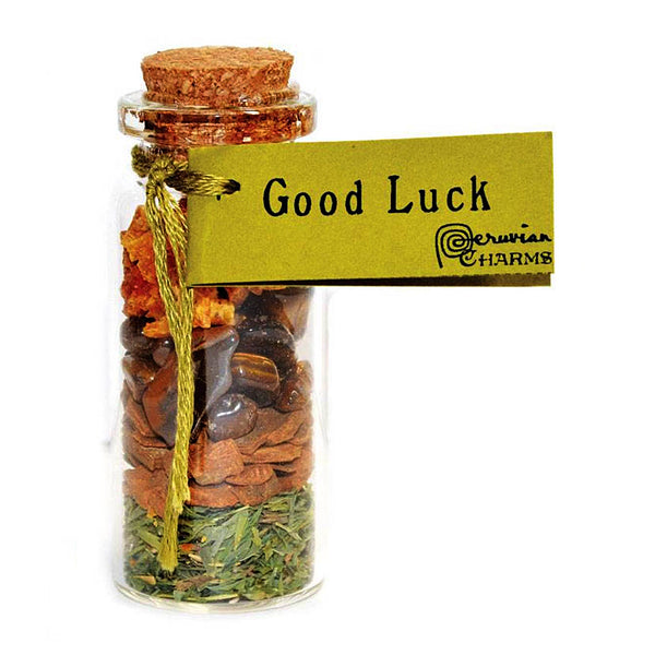 Good Luck pocket spellbottle – The Witches Sage LLC
